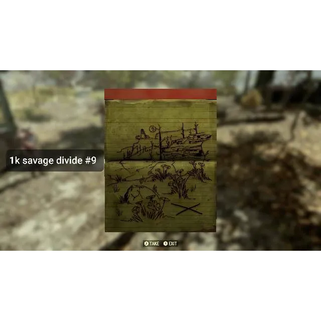 Other | 1k Savage Divide #9 map - Fallout 76 Game Item - Gameflip