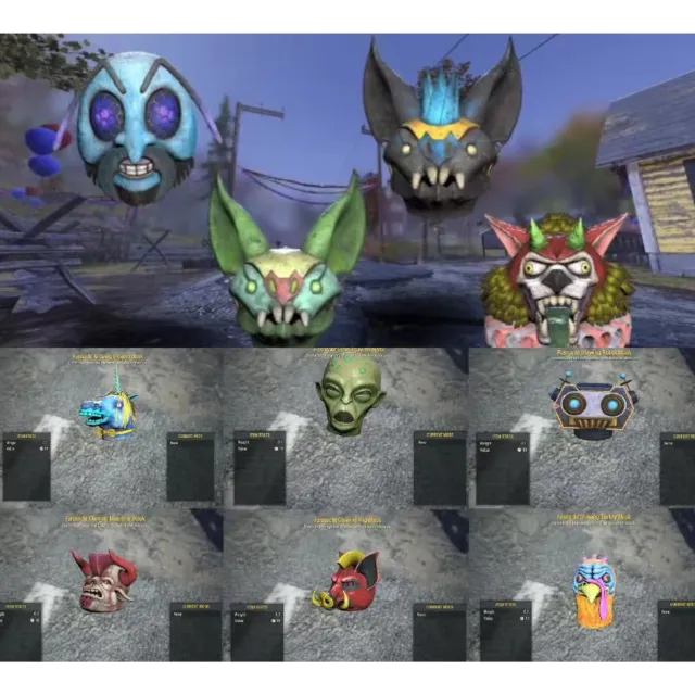 All 10 Fasnacht Glowing Mask - Fallout 76 Game Item - Gameflip