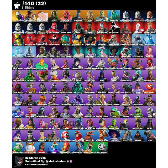 🎮 OG 𝗙𝗢𝗥𝗧𝗡𝗜𝗧𝗘 account 140 SKINS [PC-PSN-XBOX] 🌀 Master Chief, ⚔️ ...