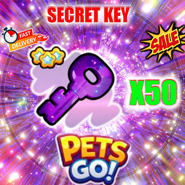 SECRET KEY X50 PETS GO - Pets Go Game Item - Gameflip