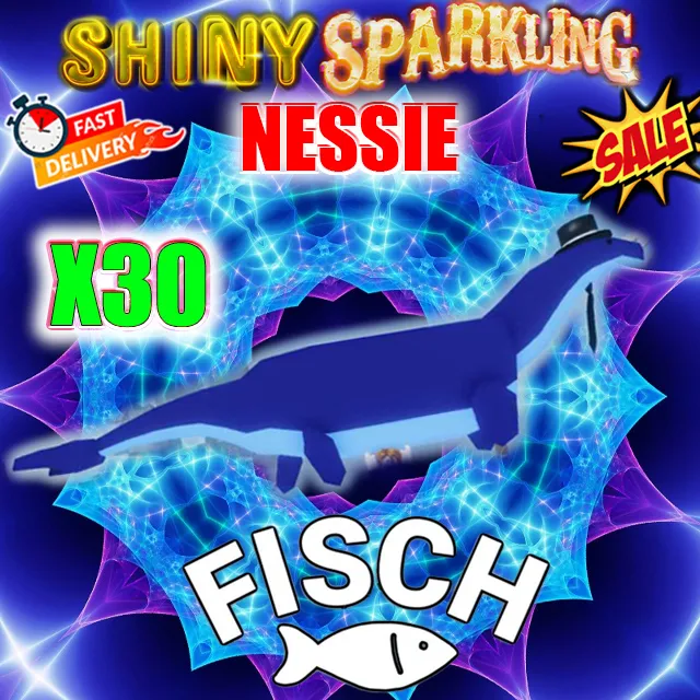 SHINY SPARKLING NESSIE FISCH - Fisch Game Item - Gameflip
