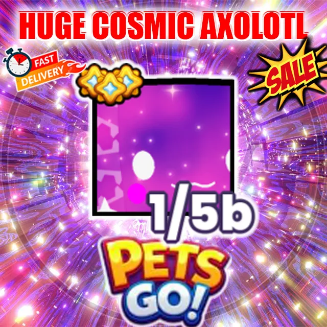 HUGE COSMIC AXOLOTL PETS GO - Pets Go Game Item - Gameflip