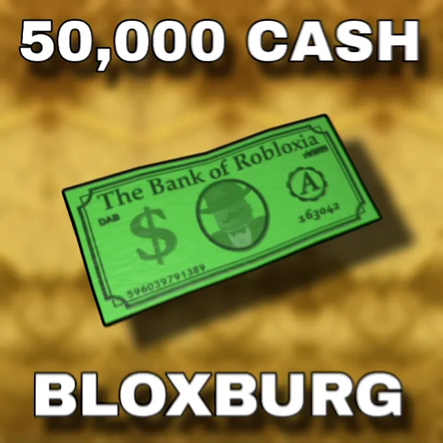 50,000 Cash | Bloxburg - Welcome to Bloxburg Game Item - Gameflip