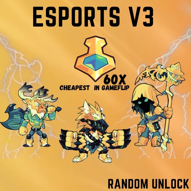 Esports v3 colour 60x - fast,legit - Brawlhalla Game Items - Gameflip