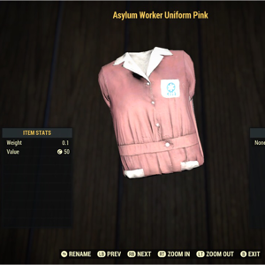 Apparel | Pink Asylum Worker Uniform Rare - Game Items - Gameflip