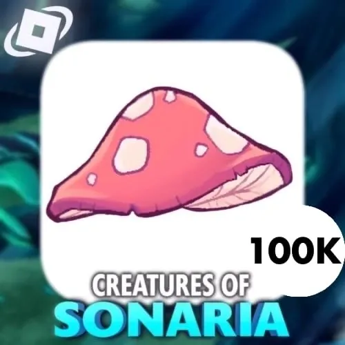100k Mushrooms COS - Creatures of Sonaria Game Item - Gameflip