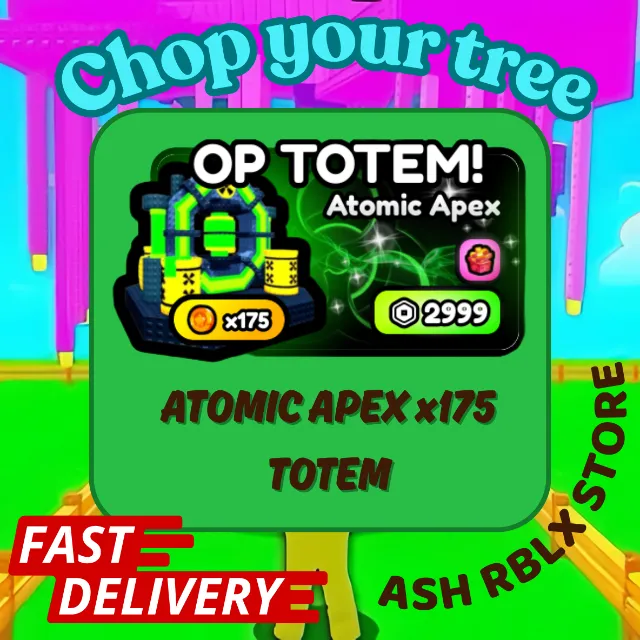 Chop Your Tree Atom Apex - Roblox Game Item - Gameflip