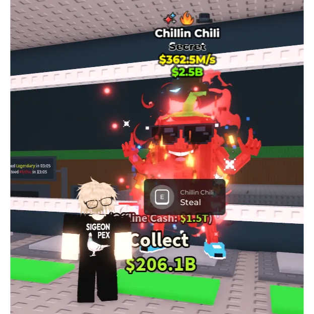 Chillin Chili 362.5 m/s - Steal a Brainrot Game Item - Gameflip