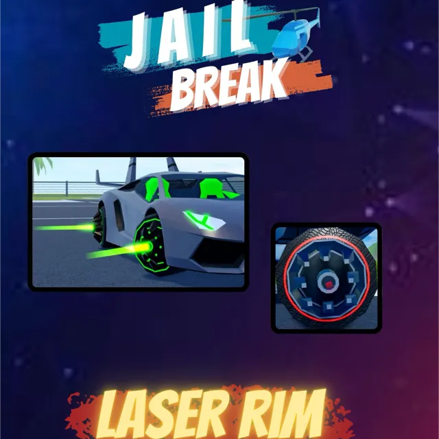 JAILBREAK LASER RIM - Jail Break Game Items - Gameflip
