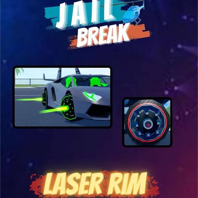 JAILBREAK LASER RIM - Jail Break Game Items - Gameflip