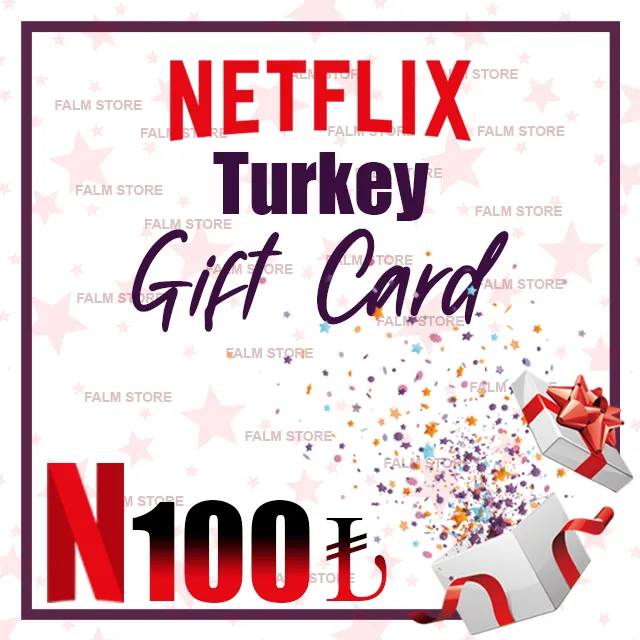 100 TRY TURKEY Netflix Gift Card (Auto Delivery) - Netflix Gift Cards ...
