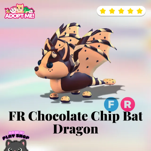 ADOPT ME! 🐾 FR Chocolate Chip Bat Dragon - Adopt Me Game Item - Gameflip