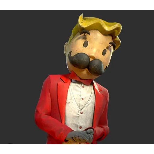Fallout 76 Pringles in-game Mr. Vault Boy Outfit I and Mr. Vault Boy ...