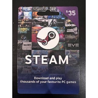 $35 Steam - Steam Gift Cards - Gameflip