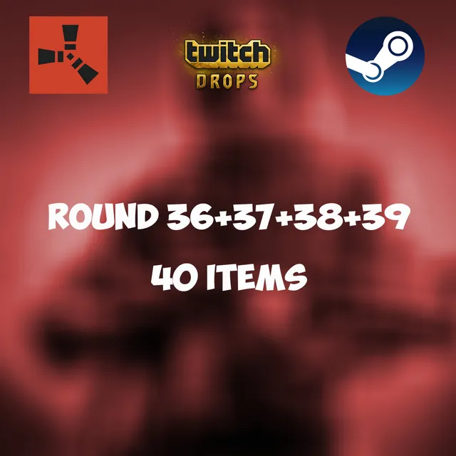 Rust Twitch Drops - Round 36 + 37 + 38 + 39 - 40 Items/Skins - Other ...