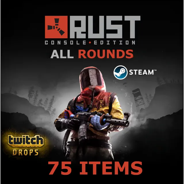 Rust Twitch Drops - Round 31 + 32 + 33 + 34 + 35 + 36 + 37 - 75 Items ...
