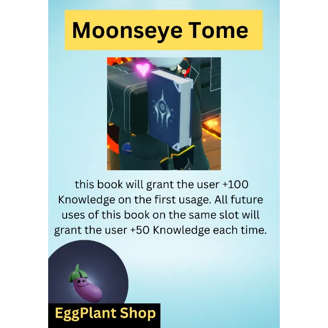 Deepwoken x1 Moonseye Tome - Roblox Game Item - Gameflip