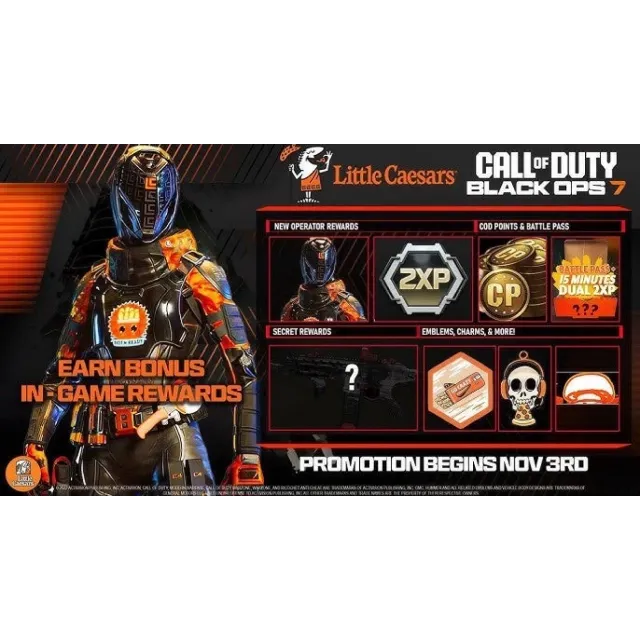 Little Caesars - 7 Rewards - Call of Duty: Black Ops 6 Game Item - Gameflip