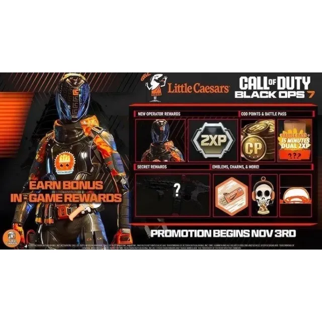 Call of Duty Black Ops 7 | Little Caesars Operator Skin - Other Game ...