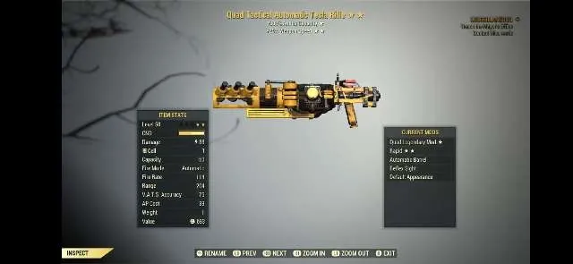 Q25ffr Tesla Rifle - Fallout 76 Game Items - Gameflip