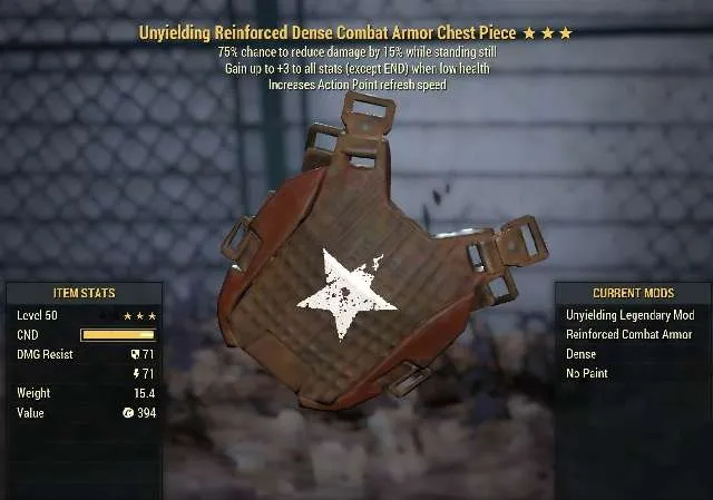 Apparel | Uny ap sent Combat Set - Fallout 76 Game Items - Gameflip