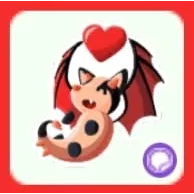 BAT DRAGON CUDDLE ANIMATED STICKER - Adopt Me Game Items - Gameflip