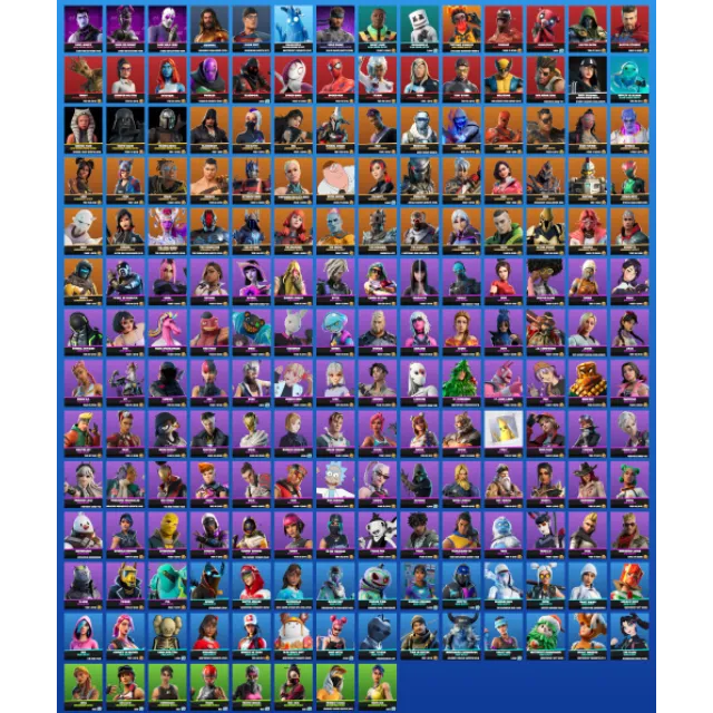 190 Skins FN Account - Fortnite Game Items - Gameflip