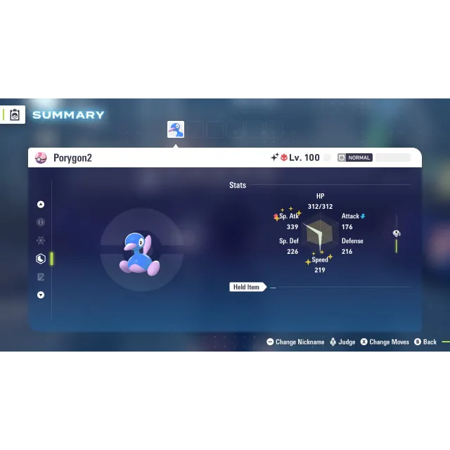 🌟6 IVs Shiny Alpha Battle Ready Porygon2| Pokémon Legends: Z-A | Mega ...