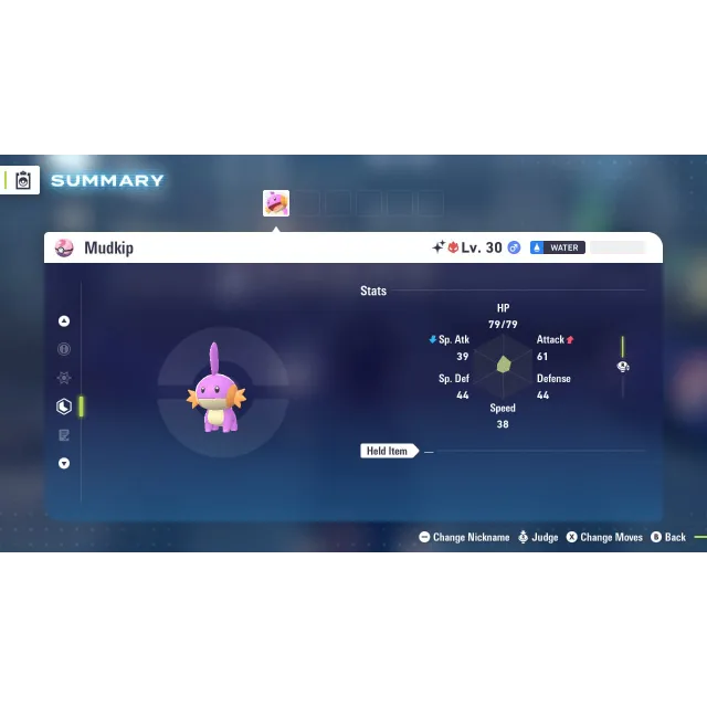 🌟6 IVs Shiny Alpha Mudkip | Pokémon Legends: Z-A| Mega Dimension DLC🌟 ...