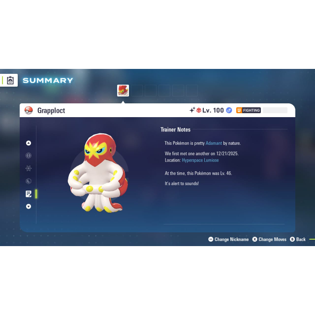 🌟6 IVs Shiny Alpha Battle Ready Grapploct | Pokémon Legends: Z-A | Mega ...