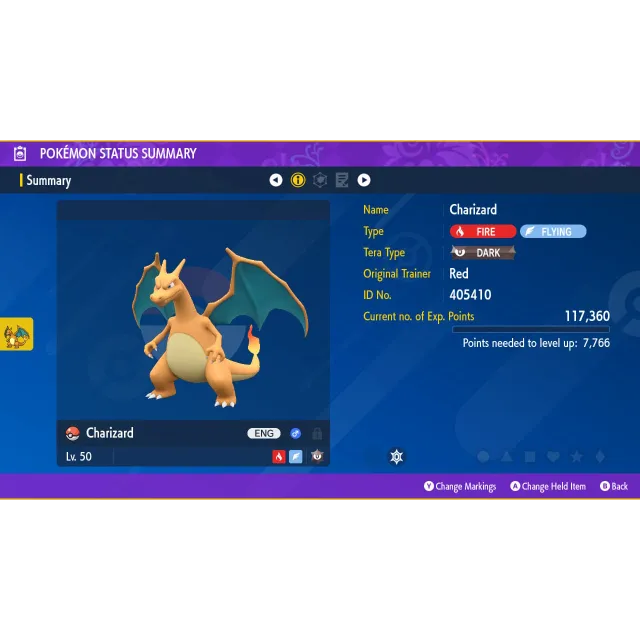 2023 Dark Tera Type Charizard Event | Pokémon Scarlet & Violet ...