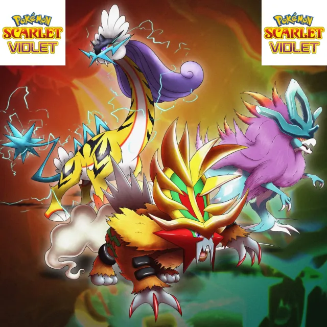 6 IVs Ancient Paradox Forms Trio Bundle | Pokémon Scarlet & Violet ...