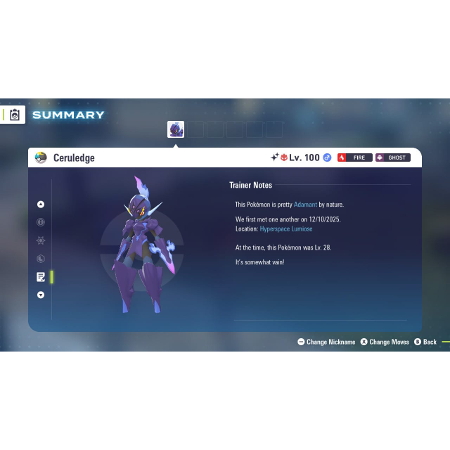 🌟6 IVs Shiny Alpha Battle Ready Ceruledge| Pokémon Legends: Z-A | Mega ...