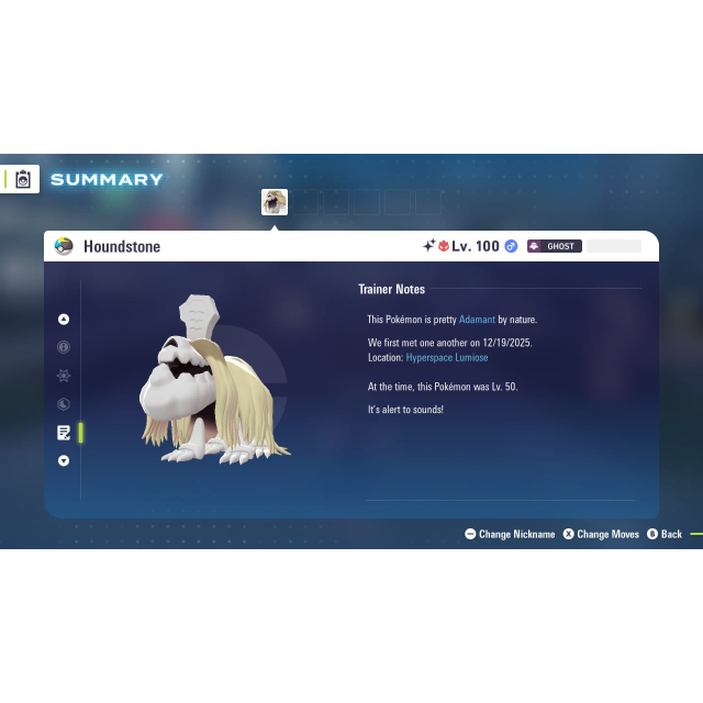 🌟6 IVs Shiny Alpha Battle Ready Houndstone| Pokémon Legends: Z-A | Mega ...