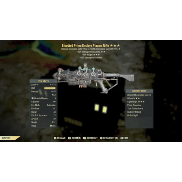 Bloodied Enclave - Fallout 76 Game Items - Gameflip