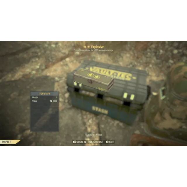 Explosive mod - Fallout 76 Game Items - Gameflip
