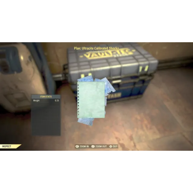 Ultracite calibrated shocks - Fallout 76 Game Items - Gameflip