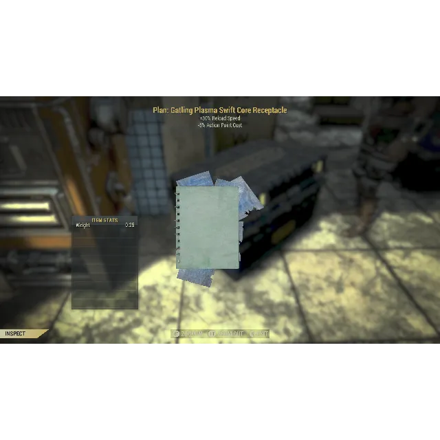 Gatling plasma swift core receptacle - Fallout 76 Game Item - Gameflip