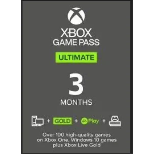 Xbox Game Pass 3-month Ultimate - Xbox Game Pass Gift Card - Gameflip