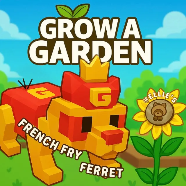 French Fry Ferret - Grow a garden - Grow a Garden Game Item - Gameflip