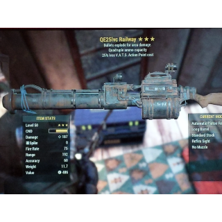 Weapon | QE25 Railway Rifle - Game Items - Gameflip