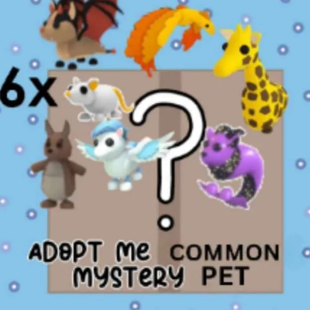 6X Common Pets Adopt Me - Other - Gameflip