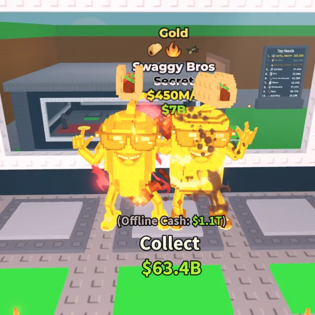 SWAGGY BROS 450M/S STEAL A BRAINROT - Steal a Brainrot Game Item - Gameflip