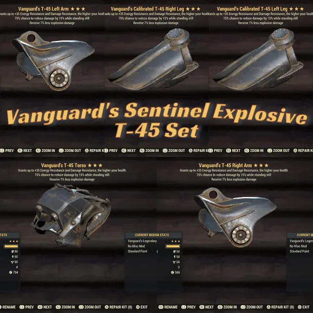 Van Sent Exp T45 - Fallout 76 Game Items - Gameflip
