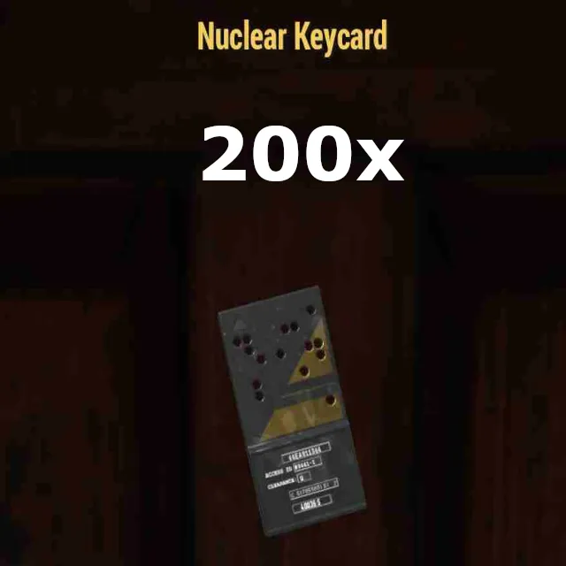 Nuclear Keycard - Fallout 76 Game Items - Gameflip