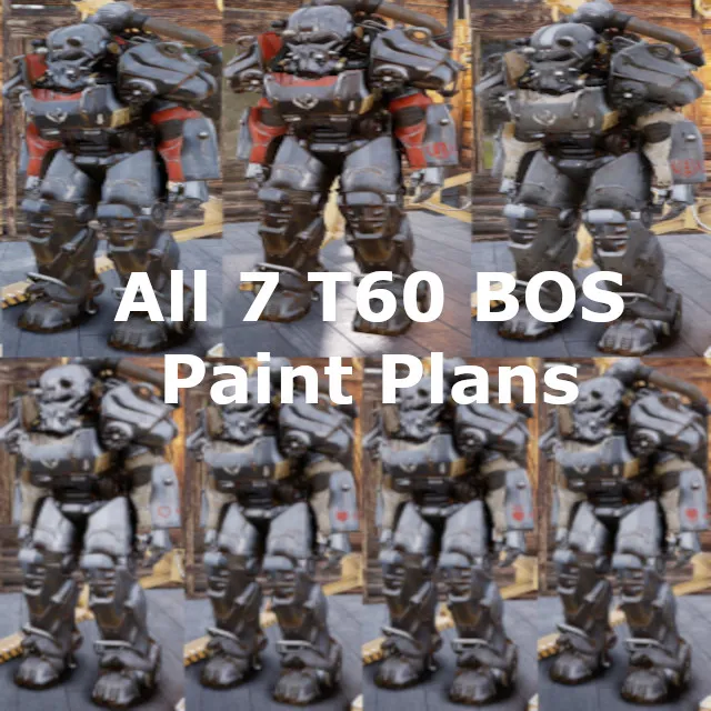 BOS Paint Plans - Fallout 76 Game Items - Gameflip