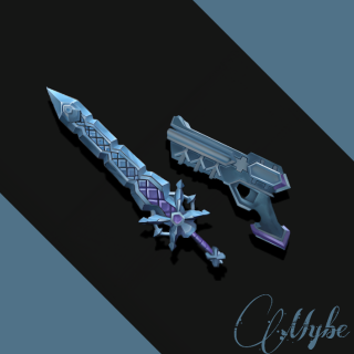 ICE Flake Set 💙 - MM2 - Game Items - Gameflip