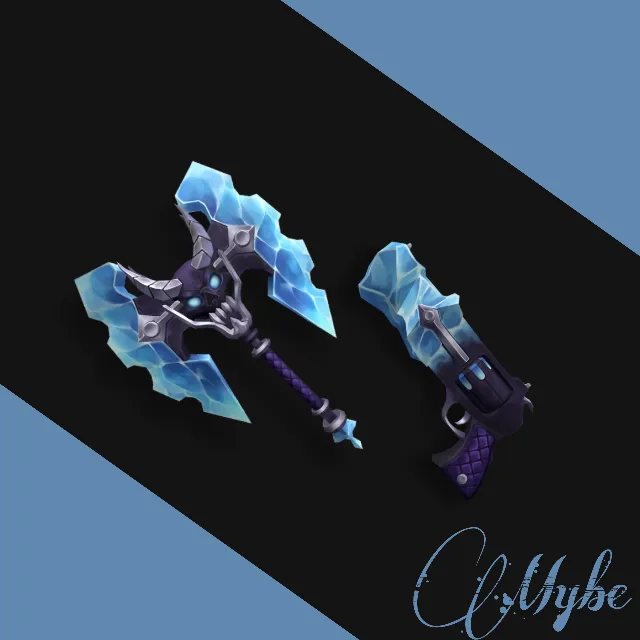 Mm2: Ice set - Murder Mystery 2 Game Item - Gameflip