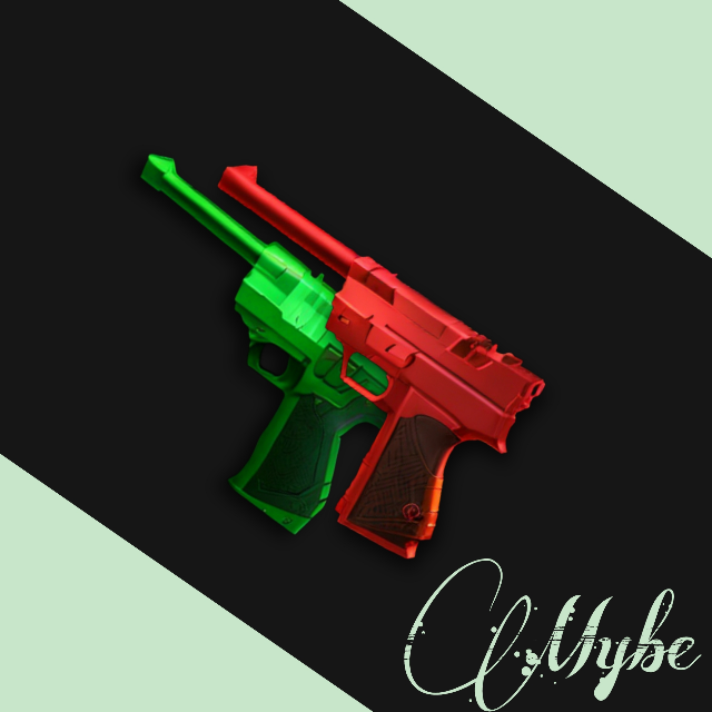 Green luger & Red luger - Murder Mystery 2 Game Items - Gameflip