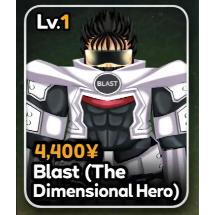 Blast (The Dimensional Hero) - Anime Guardians - Roblox Game Item ...